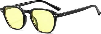 Generic Lunettes De Soleil Sport &Agrave; Petite Monture For Hommes, For Lext&eacute;rieur, La Conduite Et Les D&eacute;placements(Yellow)