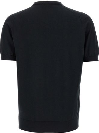 John Smedley Sea Island T-shirt - Black