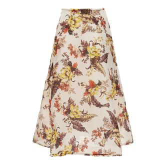 Zimmermann Matchmaker Floral Flare Rock - - Skirts - Damen - Mehrfarbig - L