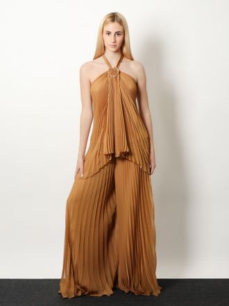 Max Mara Womens Trousers Mxegrembo Brown Polyester
