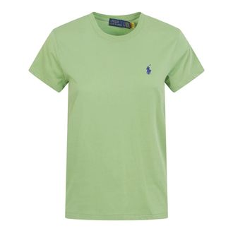 Ralph Lauren Baumwoll-Jersey-T-Shirt - - Tops - Damen - Gr&uuml;n - S
