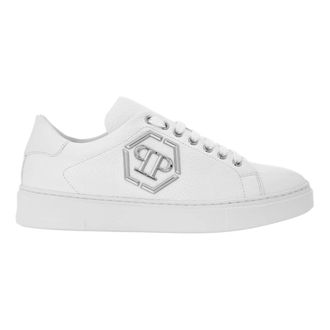 Philipp Plein Lo-Top Sneakers Hexagon - - Shoes - Herren - Wei&szlig; - 46 EU