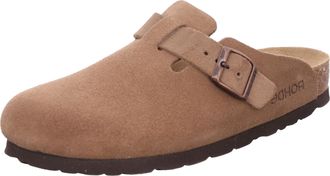 Rohde Damen Clog Leder Pantolette robust klassisch Schnalle Alba 6071, Gr&ouml;&szlig;e:40 EU, Farbe:Mehrfarbig