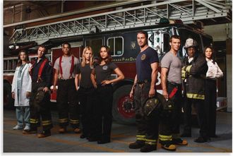 Generic TV Show Collection Chicago Fire Poster Bild Druck Leinwand Poster Wandfarbe Kunst Poster Dekor Moderne Heimkunstwerke 60 x 90 cm