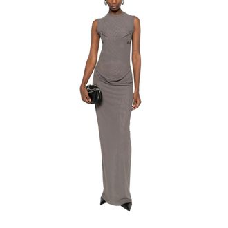 Jean Paul Gaultier Femme, Robes, Vert, Taille: 42 FR Maxi Robes