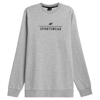 4F Sweatshirt f&uuml;r Herren, Grau (Cold Light Grey Melange), XXXL