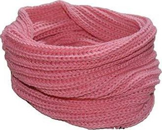 Generic Faux col en dentelle chaude pour femme Col roul&eacute; Ch&acirc;le Robe Col, rose, Taille unique