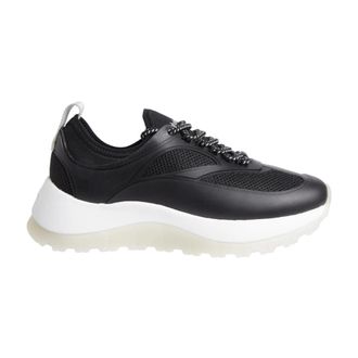 Calvin Klein Black Pearl Mix Lace-Up Sneakers - - Shoes - Damen - Schwarzk - 39 EU