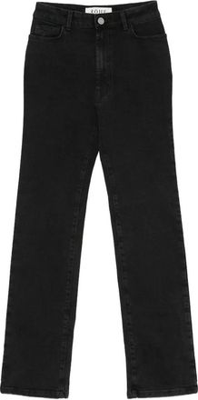 R&oacute;he Straight Leg Jeans - Schwarz