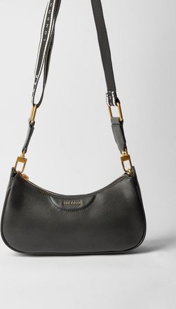 Ted Baker Essiy Logo Schultertasche Schwarz