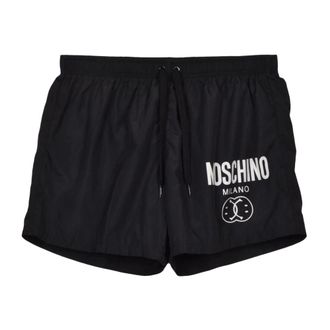 Moschino Homme, Maillots de bain, Noir, Taille: M Boxer mare Swim Where