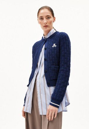 Armedangels Cardigan JULIAANAS STRUCTURE Strickjacke aus Bio-Baumwolle (Slim Fit) Strickjacke aus Bio-Baumwolle