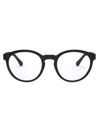 Emporio Armani lunettes de vue &agrave; monture ronde - Noir