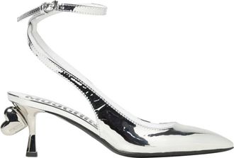 Moschino Femme, Chaussures, Gris, Taille: 36 EU Sling Back Cuore