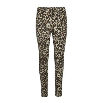Kaffe Schlank geschnittene Hosen - - Trousers - Damen - Braun - 2XL