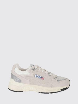 Autry Zweifarbige Hyperway Sneaker aus Leder und Mesh mit Cut-Out-Logo