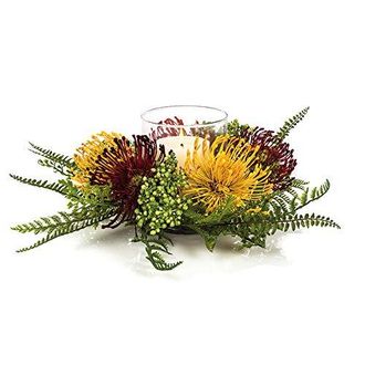 Eurocinsa Ref.12485C43 P/Segel Protea und Berrys, Box mit 1 Stück, Orange, 35 cm