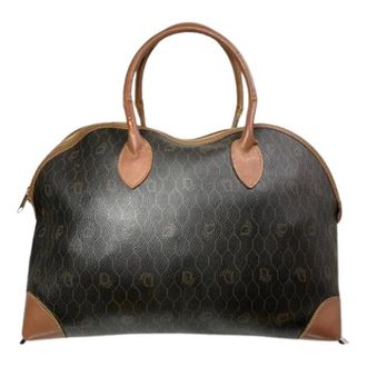 Dior Sac &agrave; main vintage en cuir Pre-owned - Femme - Pre-owned - Brun - Taille: ONE Size