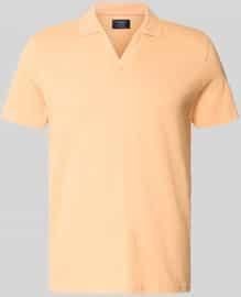 Mc Neal Slim Fit Poloshirt mit V-Ausschnitt