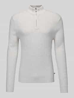 s.Oliver Red Label Regular Fit Troyer aus reiner Baumwolle