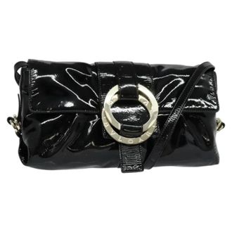 Bulgari Sac bandouli&egrave;re en toile enduite Pre-owned - Femme - Pre-owned - Noir - Taille: ONE Size