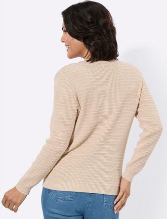Witt Strickpullover V-Pullover Langarm
