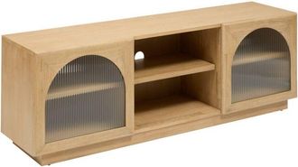 Atmosphera Atmosphera - Unterschrank 2 Türen 3 Regale Lousada beige 160x40cm créateur dintérieur