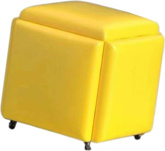 Generic Mehrzweck-Stapelhocker-Set, stapelbarer Ottoman-Hocker mit 5 St&uuml;ck, platzsparender Schminksitz, for Schlafzimmer, Wohnzimmer, B&uuml;ro, Balkon(Color 2,45x