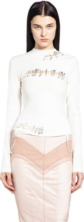 Dilara Findikoglu Safety Pin Long Sleeve T-Shirt