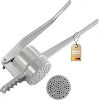 Westmark Presse à spätzle/pommes de terre, à trous ronds, aluminium moulé sous pression, longueur : 41 cm, presse à spaetzle, argent, 61102260