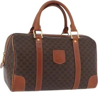 Celine Pre-owned Vintage Boston Bag - Femme - Pre-owned - Brun - Taille: ONE Size
