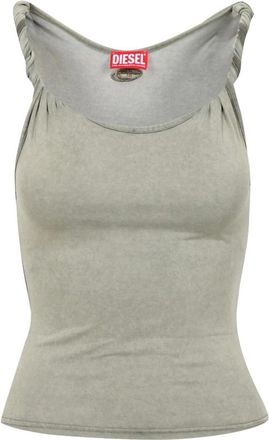 Diesel Femme, Tops, Gris, Taille: 40 FR Sleeveless Top