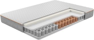 OCTAsleep Smart Deluxe Matratze 100x200cm - Matratze mit Memory Foam Schicht f&uuml;r mehr Druckentlastung - 3 Zonen f&uuml;r ideale Unterst&uuml;tzung - atmungsaktiv und k&uuml;hl