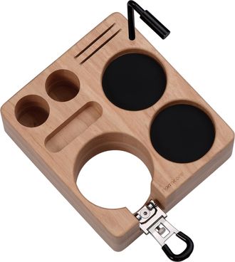 Normcore Kompakte Stopfstation, Tamper WDT-Halter, Siebträgerständer, Espresso-Zubehör-Werkzeug-Organizer für 58 mm Kaffeemaschine, verstellbare Höhe, massives