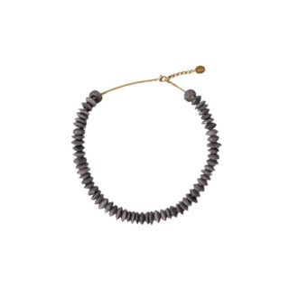 Malababa Femme, Accessoires, Gris, Taille: ONE Size Limited Edition Bone Disc Necklace