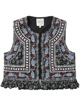Sea New York gilet &agrave; d&eacute;collet&eacute; plongeant - Noir