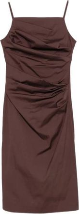 Marella Femme, Robes, Brun, Taille: 40 FR Robes Courtes