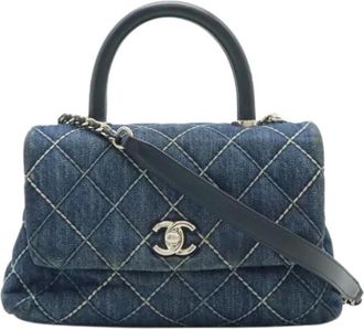 Chanel Sac &agrave; main Wild Stitch Pre-owned - Femme - Pre-owned - Bleu - Taille: ONE Size