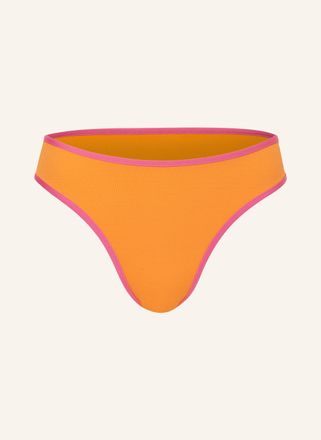 Seafolly High-Waist-Bikini-Hose Beach Bound orange