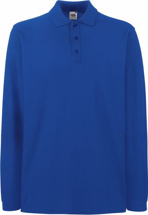 Fruit Of The Loom Premium Longsleeve Polo - Modell 2013 / Royal, XXL XXL,Royal