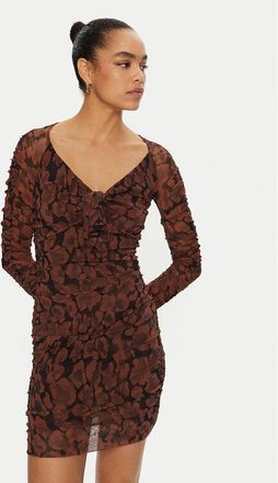 Pinko Kleid f&uuml;r den Alltag Ribolla 103298 A1RB Braun Slim Fit