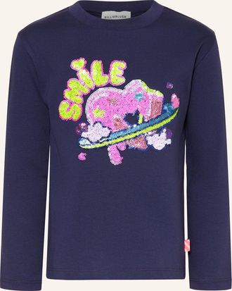 BILLIEBLUSH Longsleeve Mit Pailetten blau