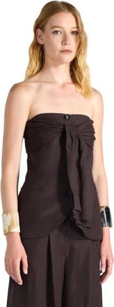 Liviana Conti Femme, Tops, Brun, Taille: 40 FR Atanas Top