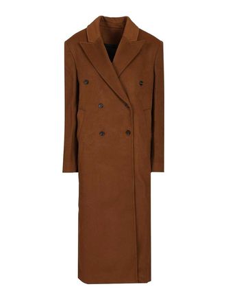 Loulou Studio Manteau Long - Marron