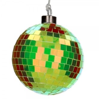 Gift Company Disco, LED-Kugel, 10cm, neon gr&uuml;n D10cm