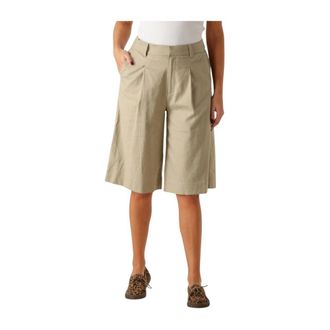 Gestuz Gzizza Leinen-Shorts - - Shorts - Damen - Gr&uuml;n - XS
