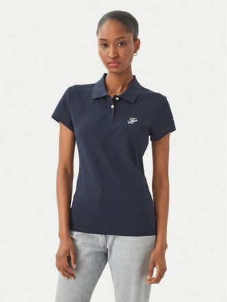 Tommy Hilfiger Poloshirt 1985 Logo WW0WW49259 Dunkelblau Slim Fit