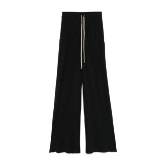 Rick Owens Casual Schwarze Kordelzug Hose - - Trousers - Damen - Schwarzk - L