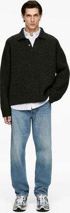 Arket OCEAN Loose Straight Jeans -Blau