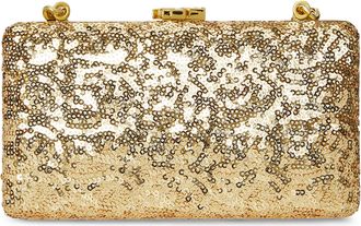 Lauren Ralph Lauren Handtasche LAUREN RALPH LAUREN Sequined Small Franki 431980356002 Goldfarben
